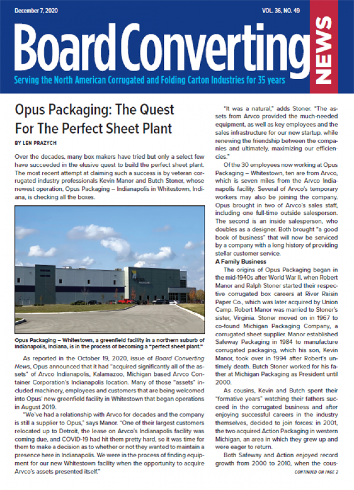 Opus Packaging: The Quest For The Perfect Sheet Plant | Kolbus: KOLBUS ...